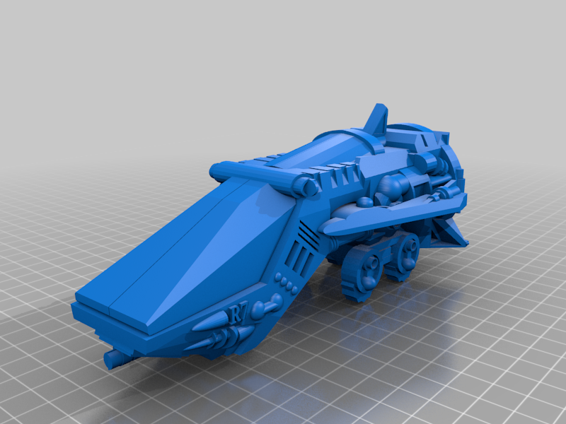 Free 3D file R7 R-Type Spaceship Model 🚀・3D printer model to download・Cults