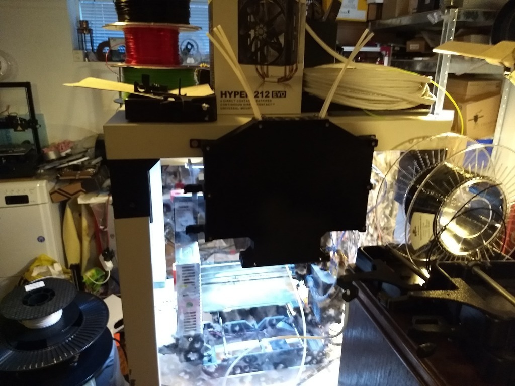 Free 3D file prusa mmu2.0s buffer wall mount・Template to download and ...