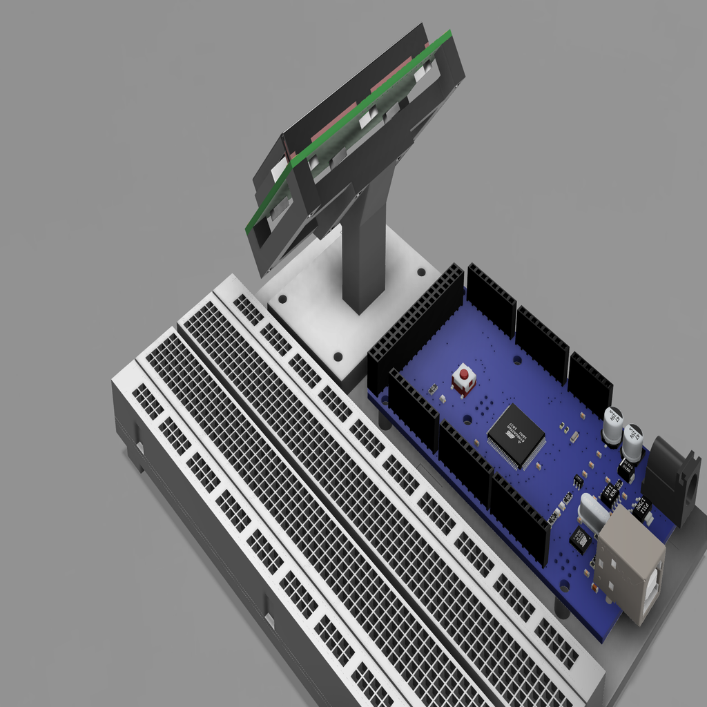 Free 3D file 1602 lcd screen holder・3D print design to download・Cults