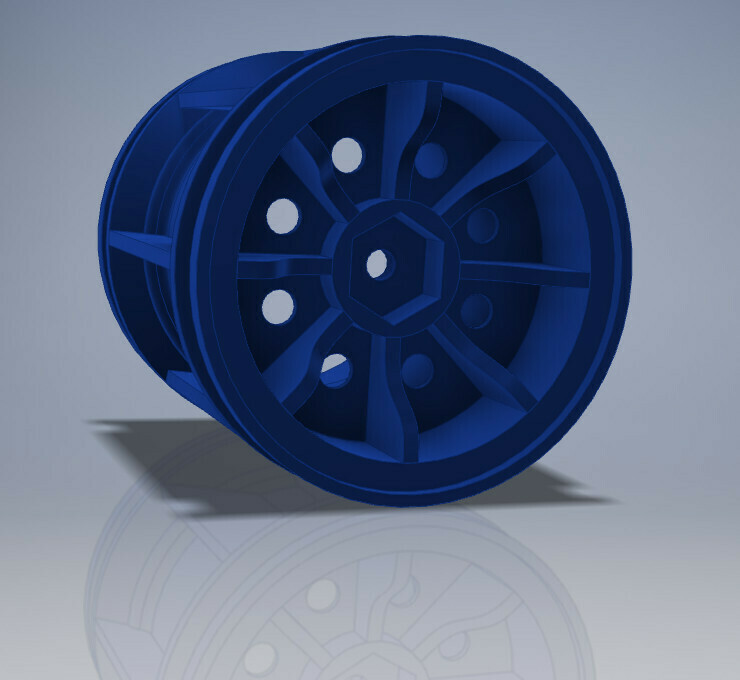 Free 3D file Tamiya MAD BULL Rear Rim / wheel 🐂・3D printer design to ...