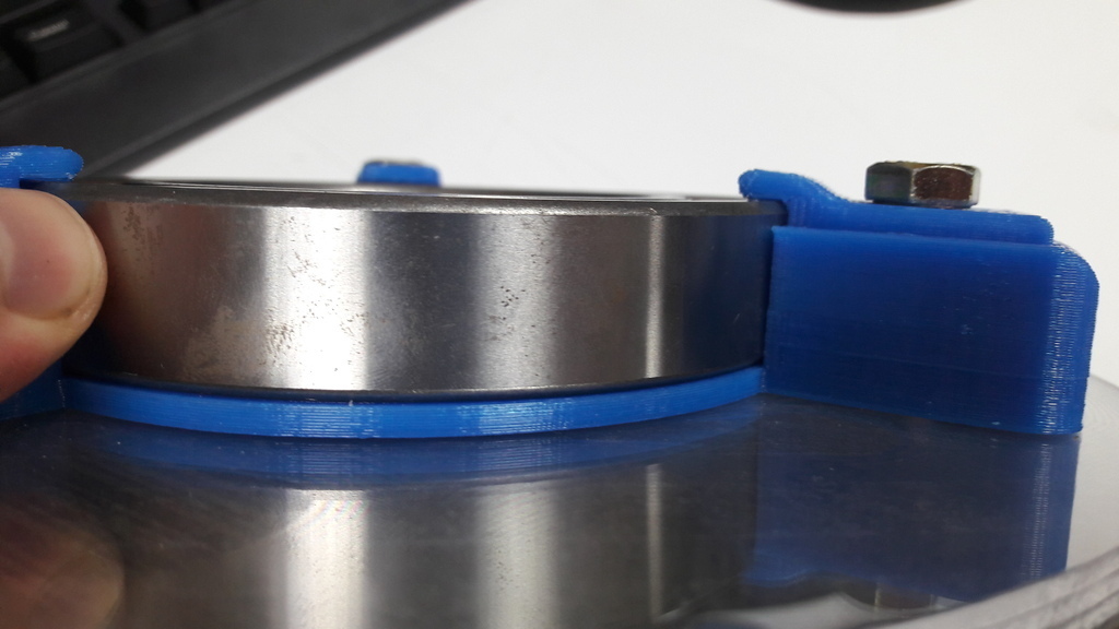 Free 3D file Disc holder part for ciclop project to use a 6014 bearing ...