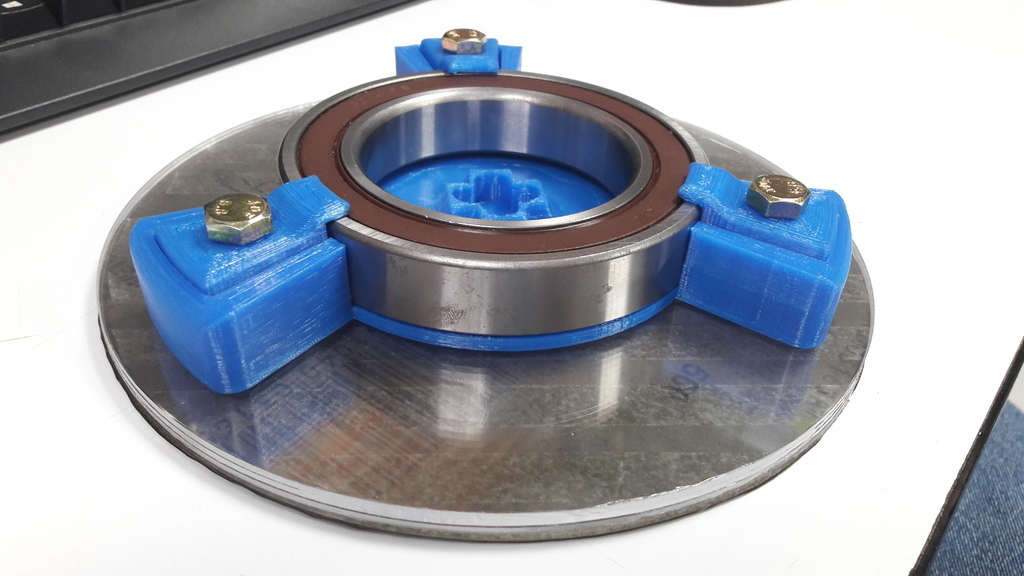 Free 3D file Disc holder part for ciclop project to use a 6014 bearing ...
