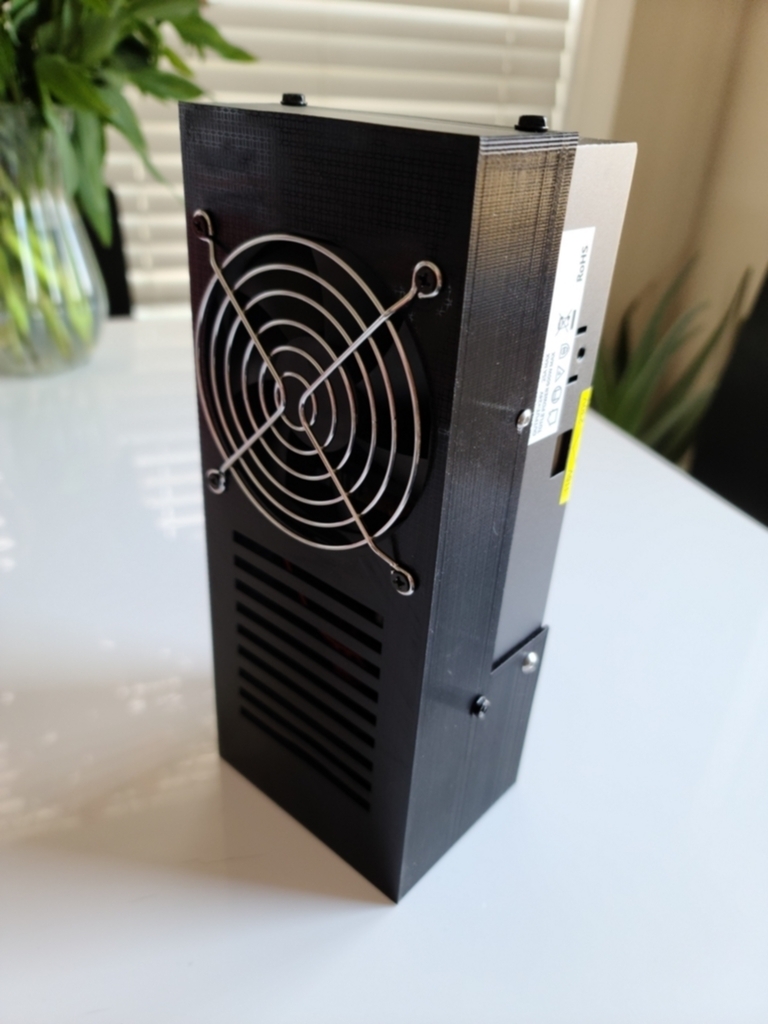 Free 3D file Eryone Thinker PSU Block Shroud 92mm Fan・3D printing model ...