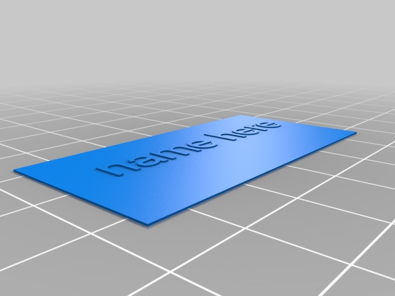 Free 3D file Name Plaque・3D printing model to download・Cults