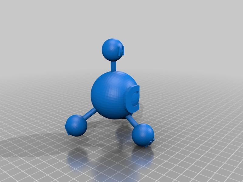 Free 3D file CH4・3D printer model to download・Cults