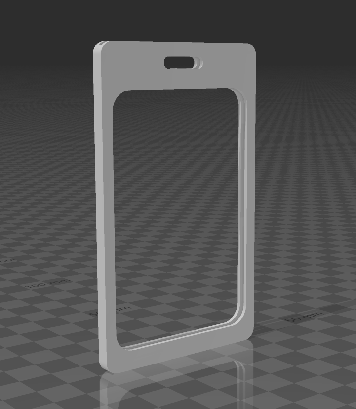 Free 3D file ID card holder (expanded)・3D print object to download・Cults