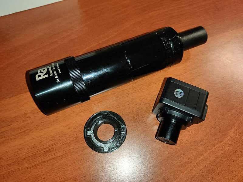 Free STL file HAYEAR Camera to 8x50 scope adapter・Template to download ...