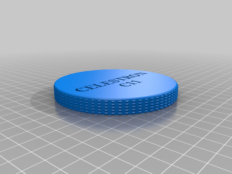 Free 3D file Schmidt Cassegrain SCT 3.28" 16 Tpi Dust Cap・3D printer ...