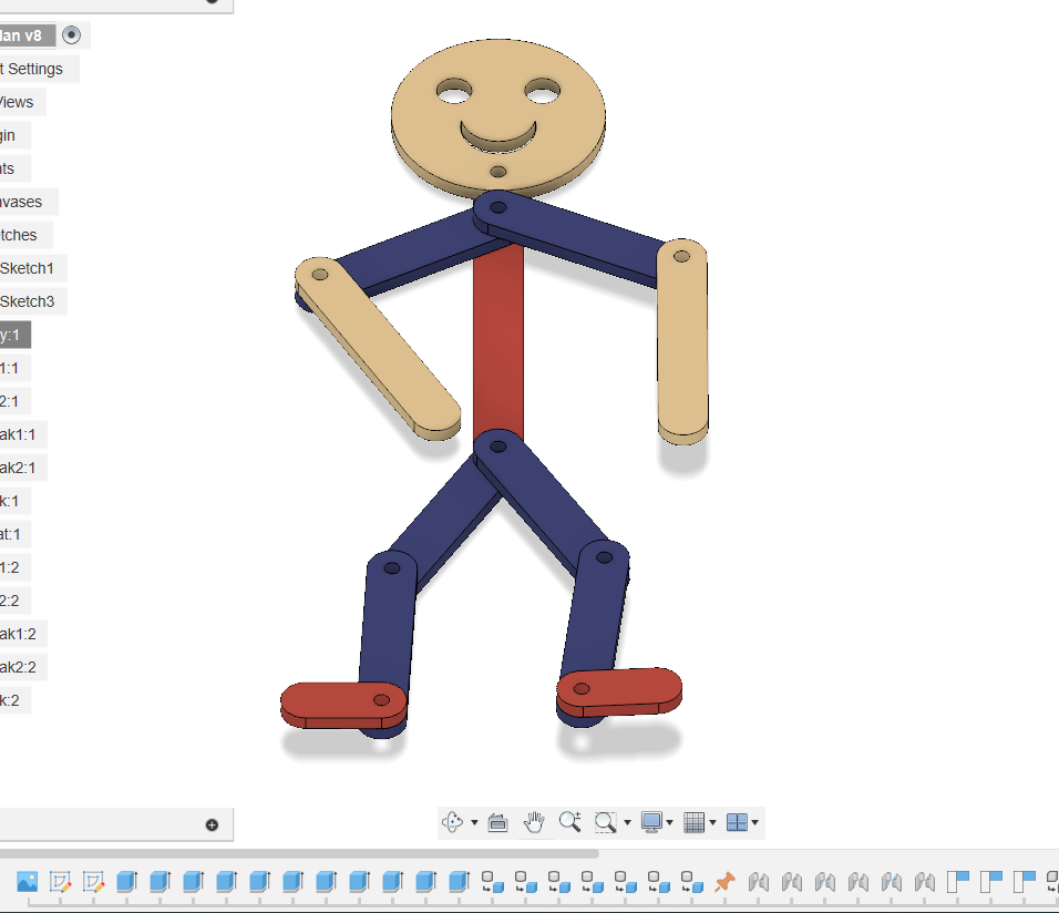 Free 3D file Stick Man v1 👨・3D printable model to download・Cults