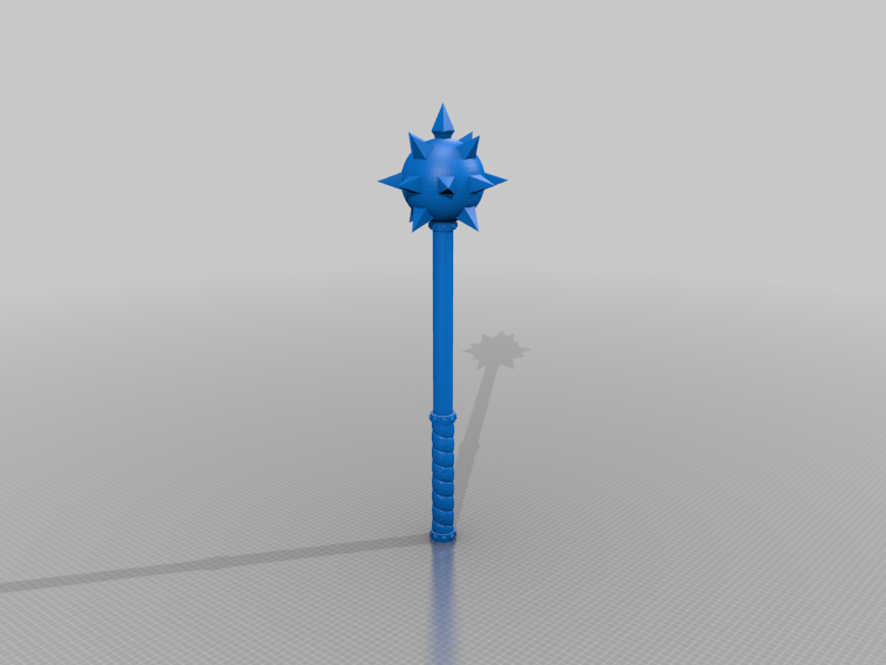 Free 3D file Full Size Mace as one piece 🔫・3D print model to download・Cults