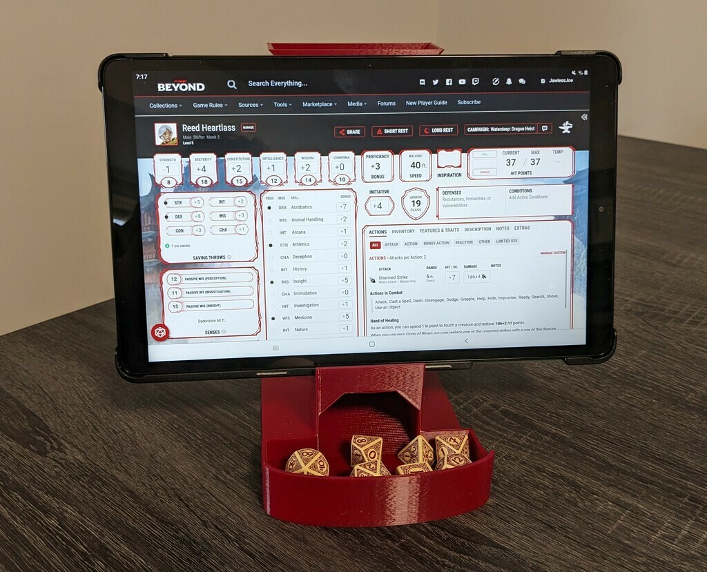 Free 3D file Parametric Dice Tower & Tablet Stand (Customizable)・Design ...