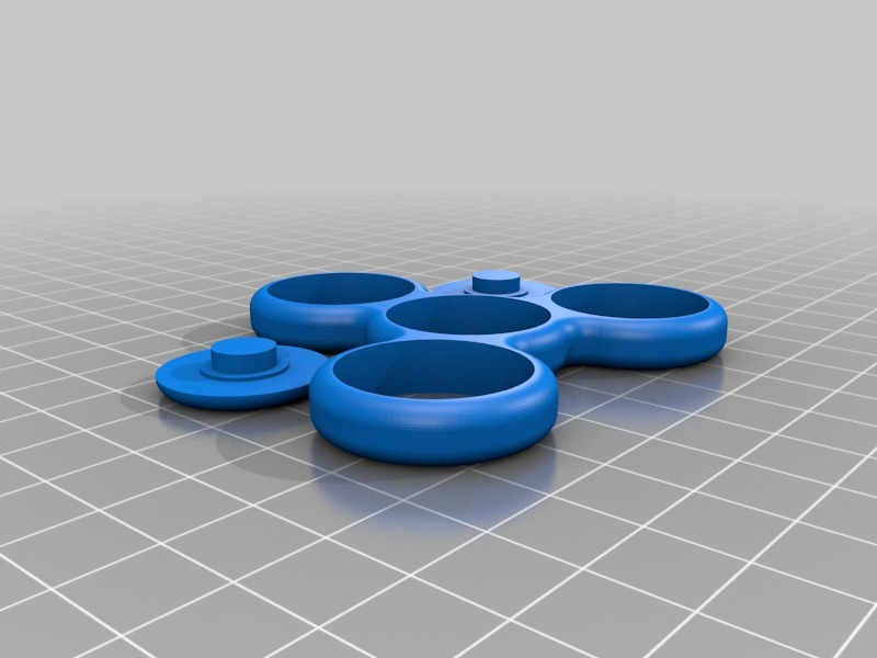 Free 3D file Fidget Spinner with caps・3D printing model to download・Cults