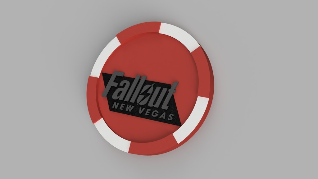 Free 3D file Fallout New Vegas Poker Chip・3D print design to download・Cults