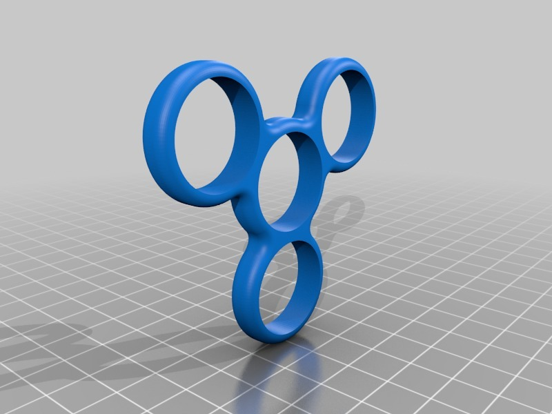Free 3D file Fidget Spinner with caps・3D printing model to download・Cults