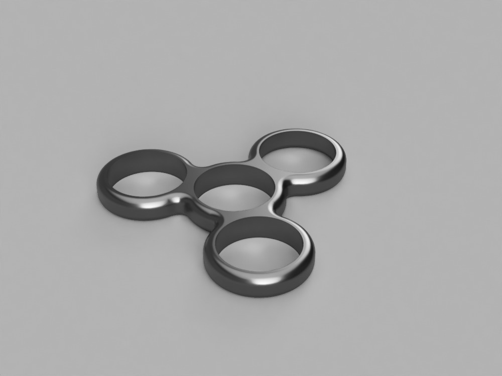 Free 3D file Fidget Spinner with caps・3D printing model to download・Cults