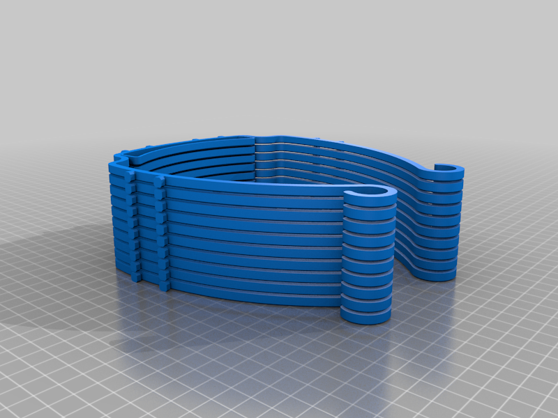 Free 3D file Face Shield Mask Frame Stacked 10 Pieces 🛡️・3D printer ...