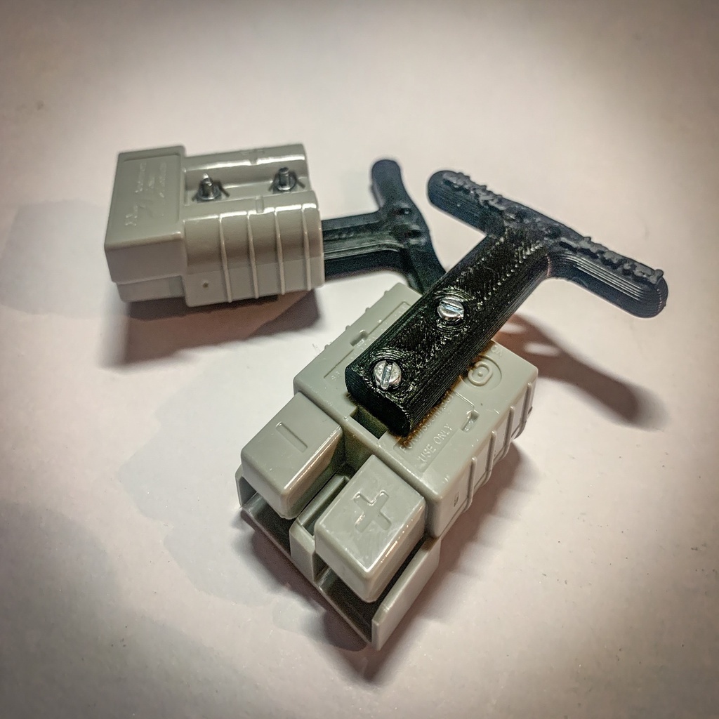 Free 3D file Anderson Powerpole SB50 - Handle with cable strain relief ...