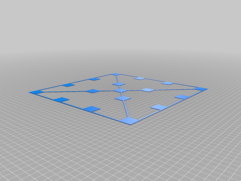 Free 3D file Ender3 S1 Plus 300x300 Bed Level Test Grid ・Object to ...