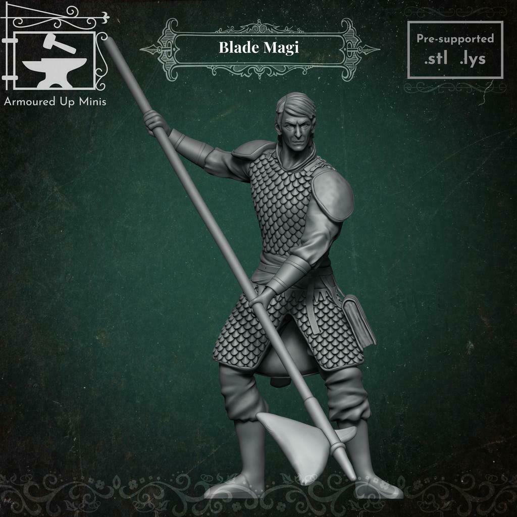 Free STL file Blade Magi 🎲・Template to download and 3D print・Cults