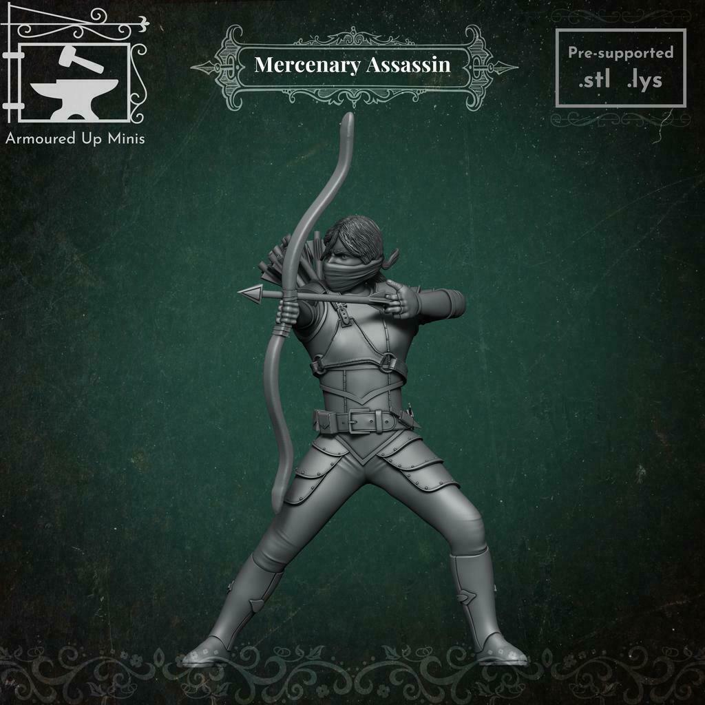 Free 3D file Mercenary Assassin・3D printer model to download・Cults