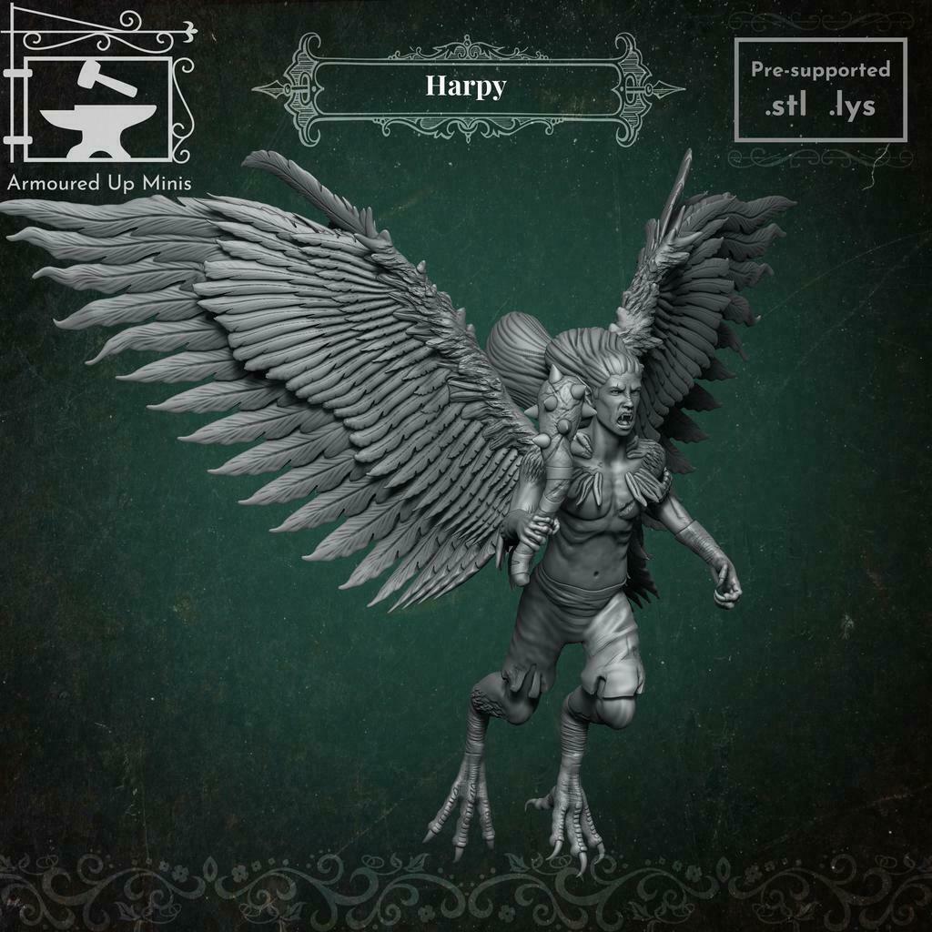 Free STL file Harpy・3D print design to download・Cults