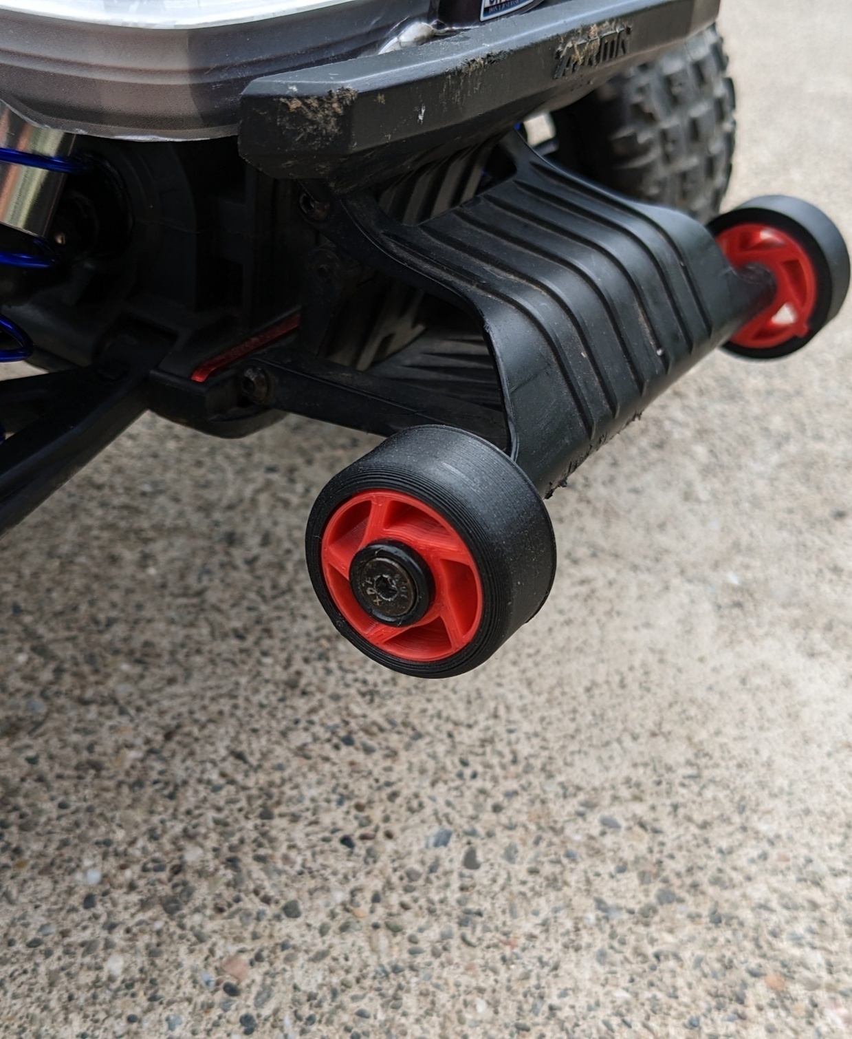 Free 3D file Arrma RC Wheelie Bar Wheels - 3 Types 👽・Design to download ...
