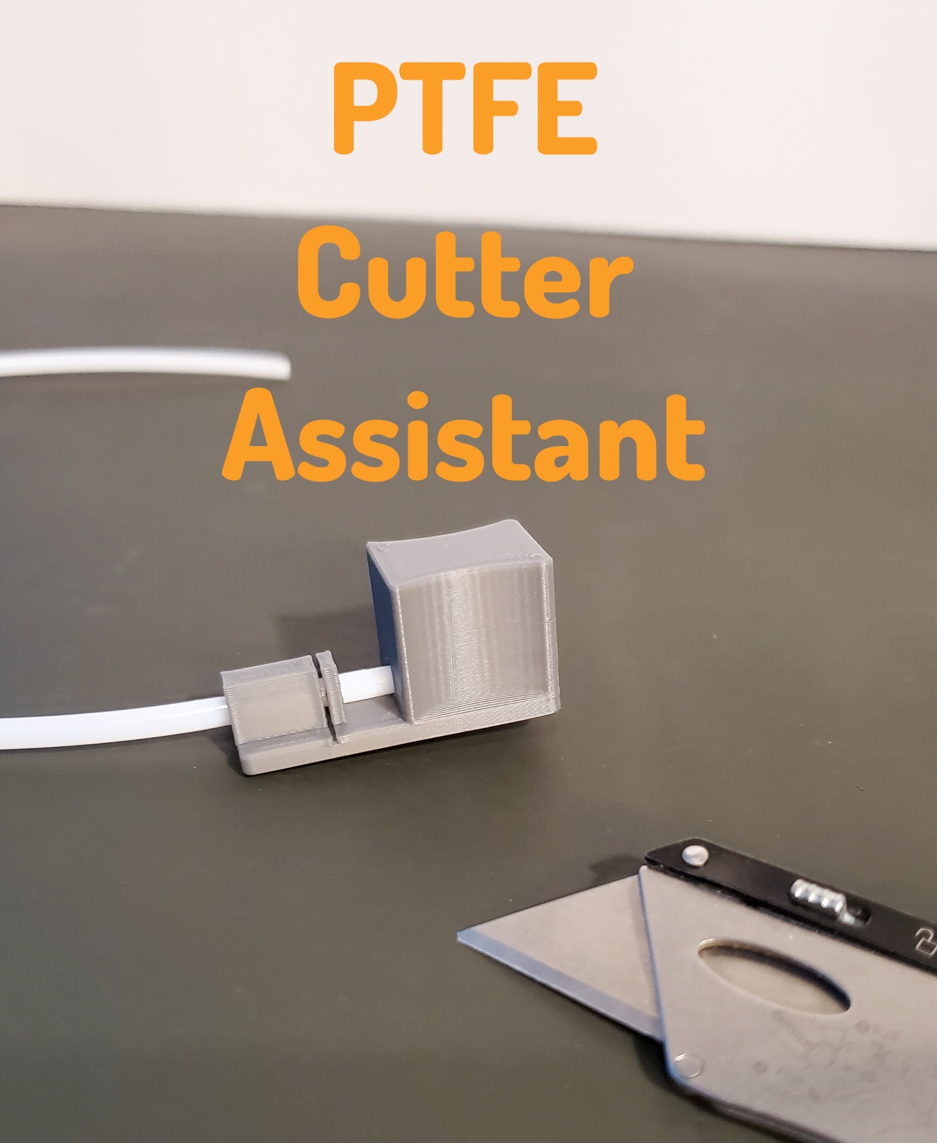 Free 3D file PTFE Tube Cutter Assistant 👽・3D printing template to ...