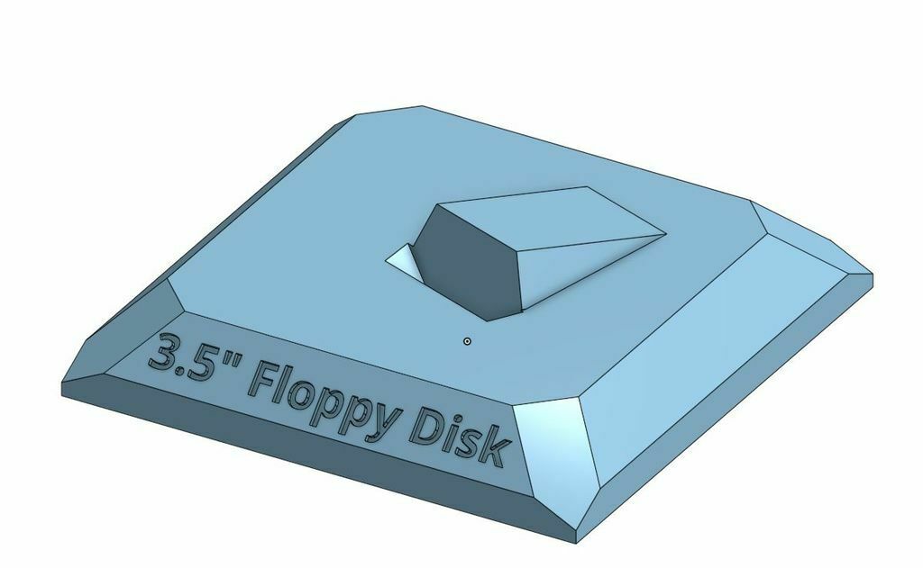 Free 3D file 3.5" Floppy disk stand (TOTEM)・3D printable model to ...