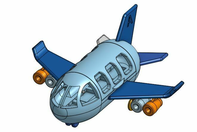 Free 3D file Toy plane - Clone Brio 🛩️・3D printable object to download ...