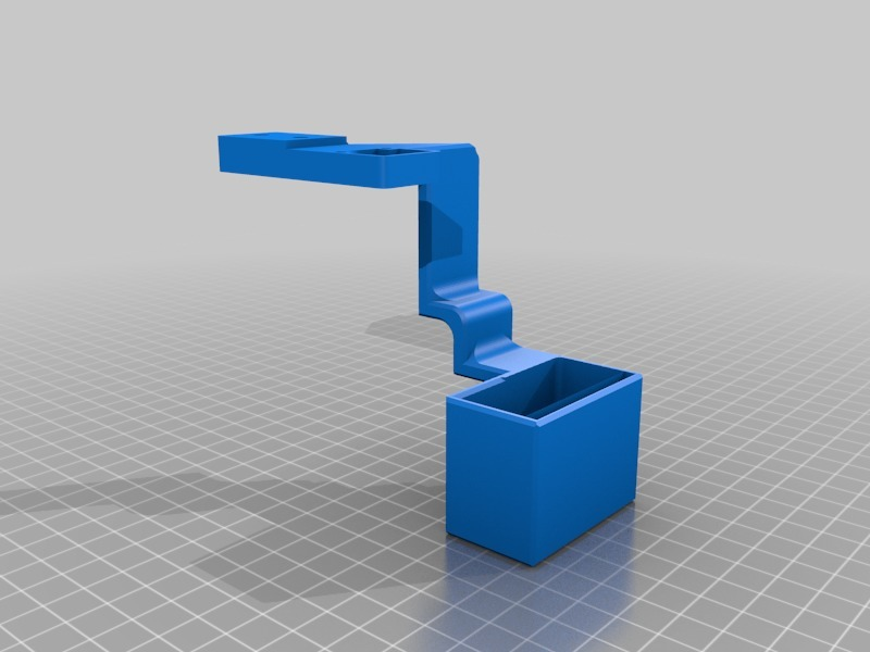 Archivo 3D gratis Cuchara de transición lateral/de purga con carro en X elevado Ender 5 con tope ...