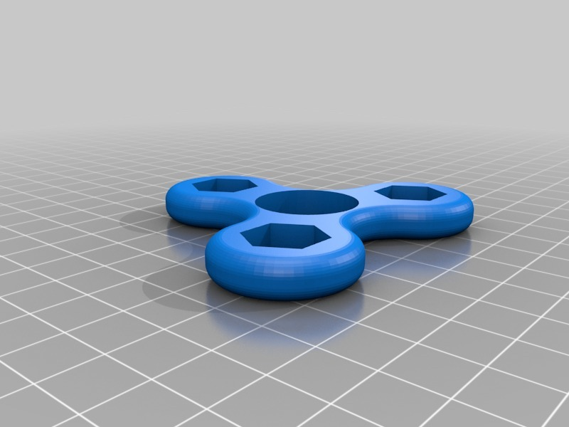 Free 3D file 3/8 fidget spinner・Object to download and to 3D print・Cults