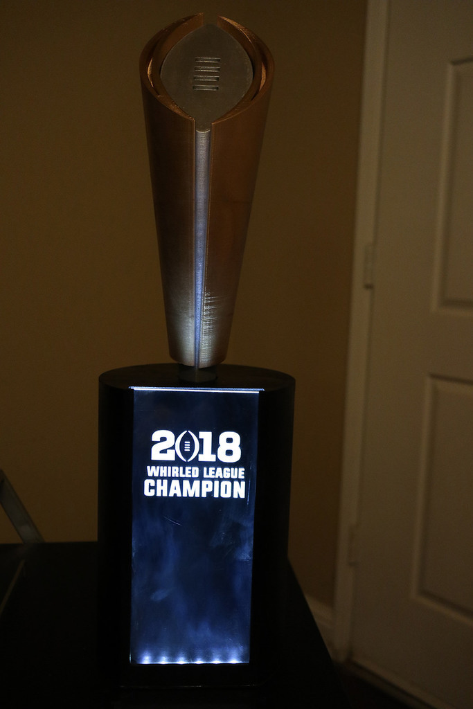 Free 3D file College Football Trophy - LED light・3D printing design to ...