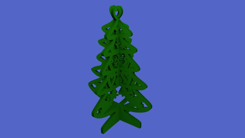 Free 3D file Christmas tree 3D・3D printer design to download・Cults
