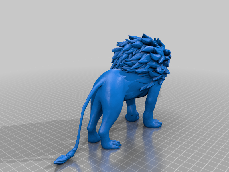 Free 3D file lion・3D printable model to download・Cults