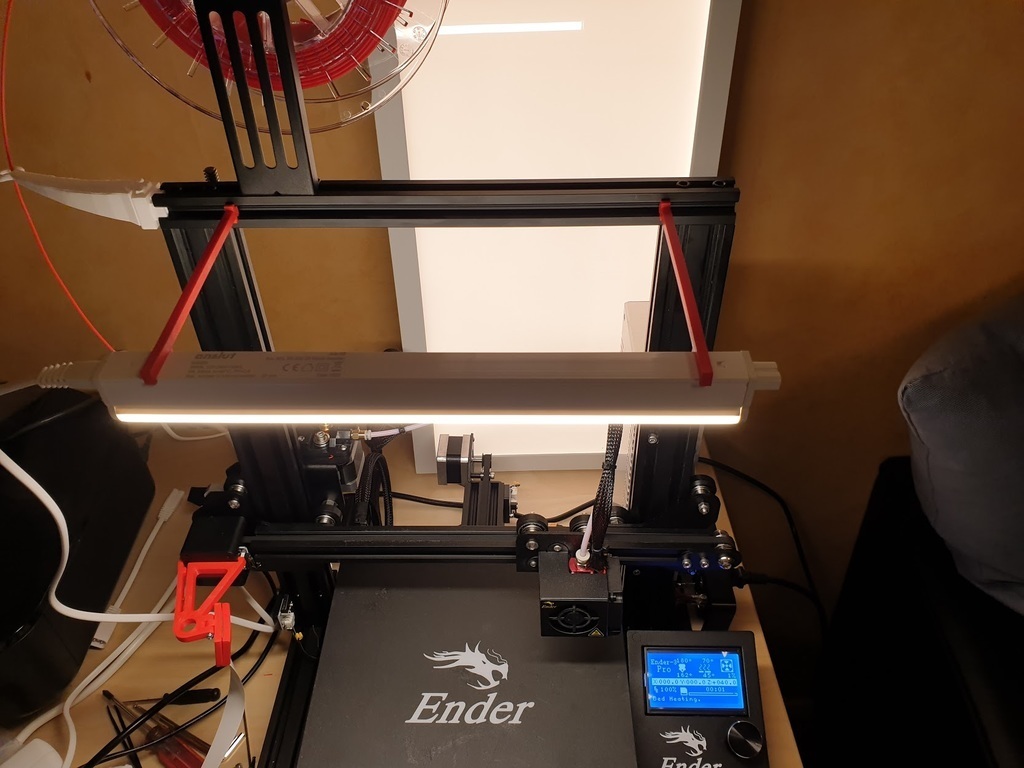 Free 3D file Ender 3 Pro light holder・Object to download and to 3D ...