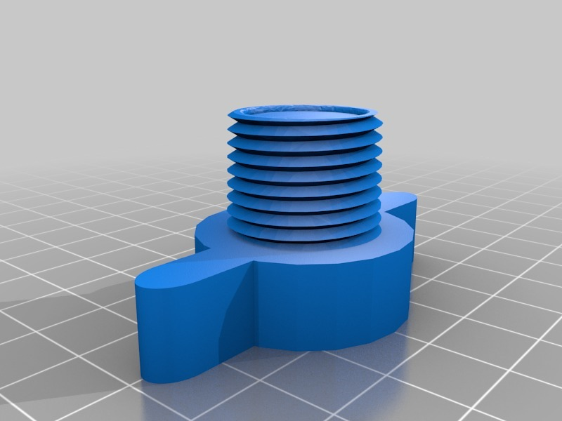 Free 3D file 1/2in NPT Quick Boat Plug Key Chain・3D print design to ...