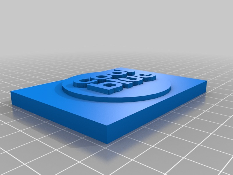 Free 3D file cool blue logo 🆒・3D printable object to download・Cults