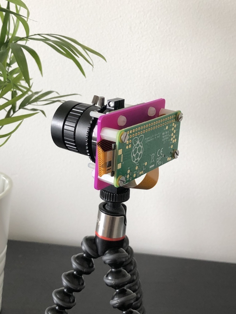 Free 3D file Pi Zero HQ Camera Mount・3D printing design to download・Cults