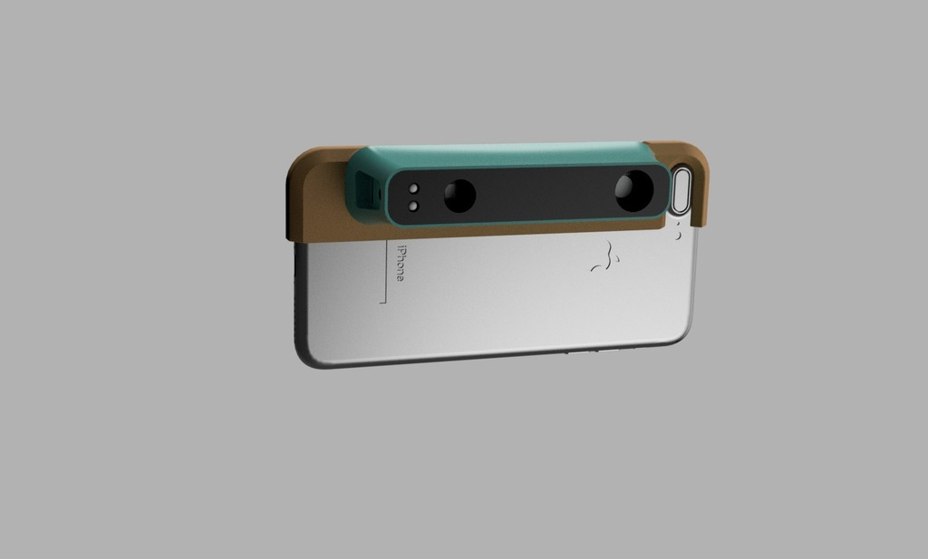 Archivo 3D gratis Sensor de estructura - Soporte iPhone 7plus・Objeto de ...