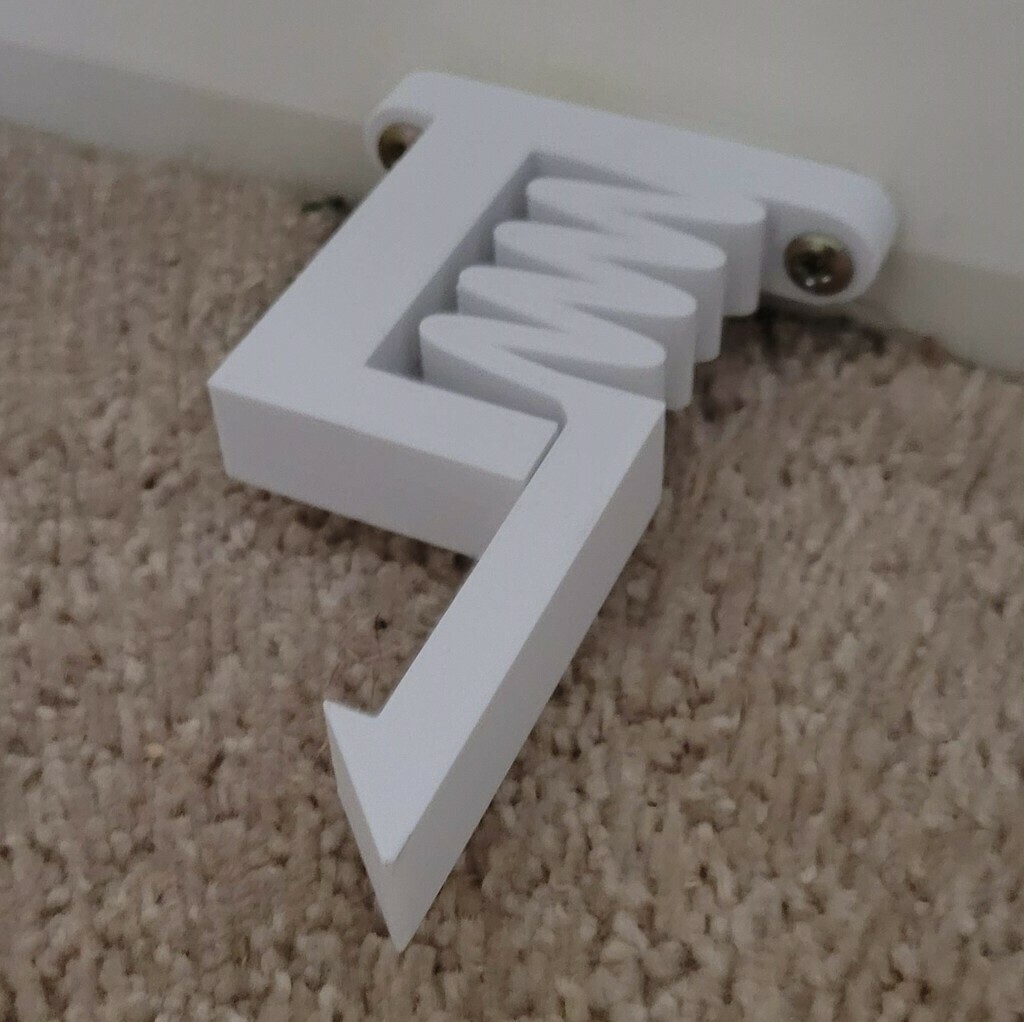 Free 3D file Spring Doorstop / Door Catch・3D print object to download・Cults