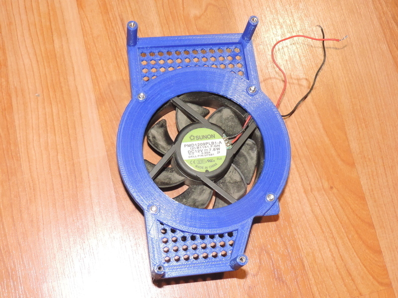 Archivo 3D gratuito Anet AM8 Motherboard 90mm fan mount・Design para ...