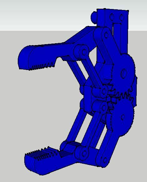 Free 3D file Classic Robot Gripper for 15kgcm hobby servo・3D printer ...