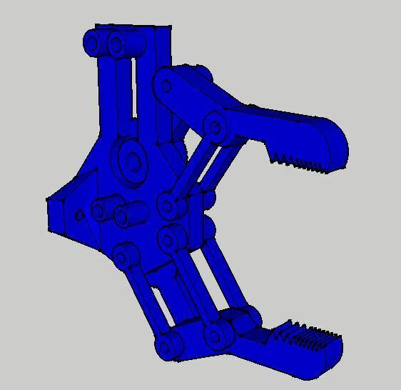 Free 3D file Classic Robot Gripper for 15kgcm hobby servo・3D printer ...