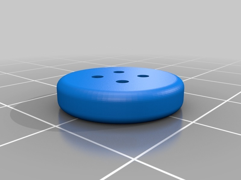 Free 3D file Button, 15mm diameter・3D print object to download・Cults