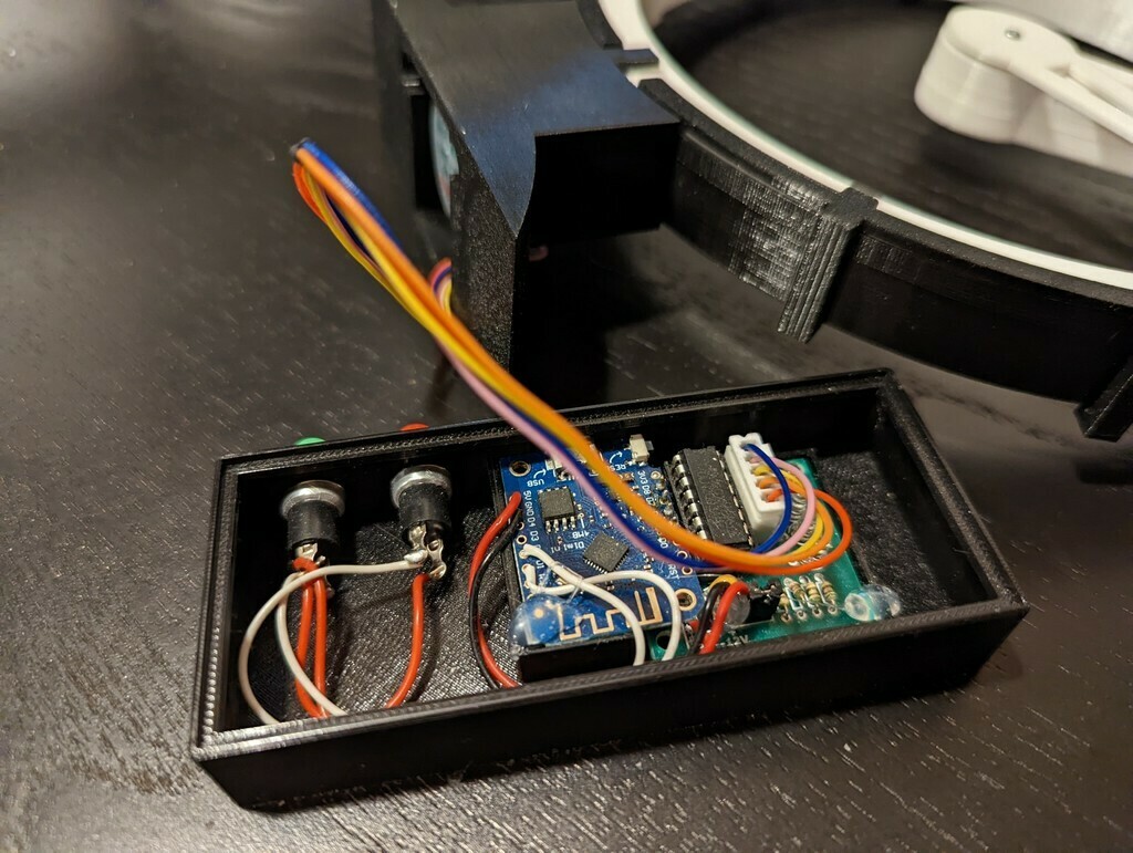 Free 3D file D1 mini V3.0 ESP8266 case for the "Hollow Clock 3" by ...