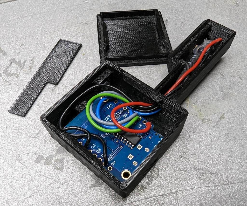 Free 3D file D1 mini v3.0 reed sensor case for a BK-G4 gas meter 👽 ...