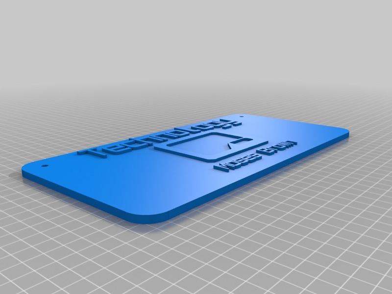 Free 3D file MB Tech Sign 🚩・3D print design to download・Cults