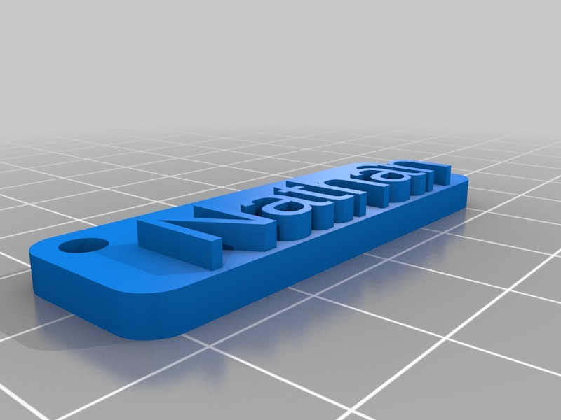 Free 3D file Nathan Name Tag・Model to download and 3D print・Cults