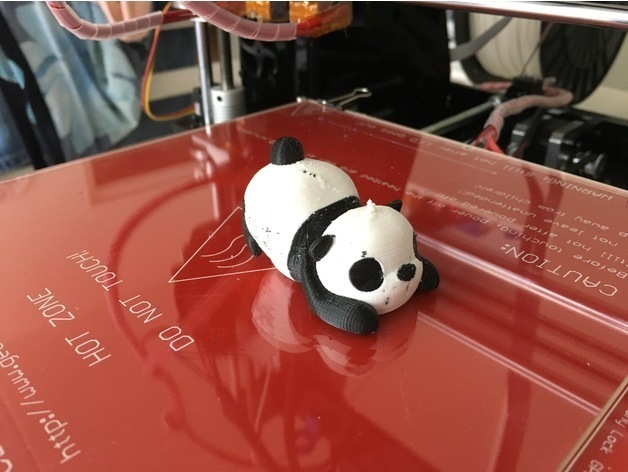Free 3D file Sleeping Panda - Single Colour Printer 😴・3D printable ...