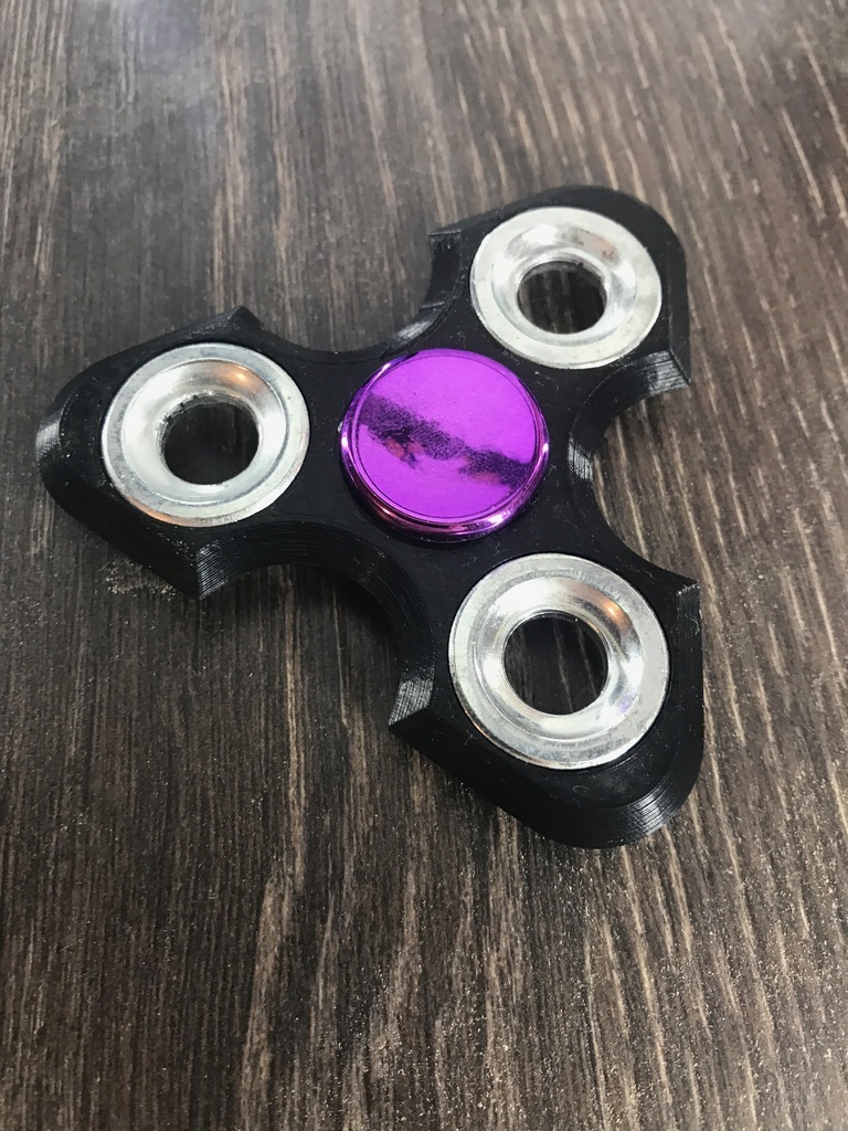 Free 3D file Shuriken Fidget Spinner Rounded・3D printer design to ...